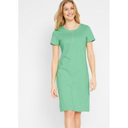 bonprix Jerseykleid Packung, 2 tlg. tlg. mint + schwarz 48/50 (XL) - N-Gr N-Gr 48/50 (XL) Jerseykleid aus Baumwolle f&uuml;r angenehmen Tragekomfort