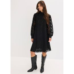 bonprix Minikleid &raquo;Minikleid aus Spitze&laquo; Minikleid aus Spitze schwarz 48 - N-Gr N-Gr 48 Minikleid mit festlichem Stil f&uuml;r besondere Anl&auml;sse