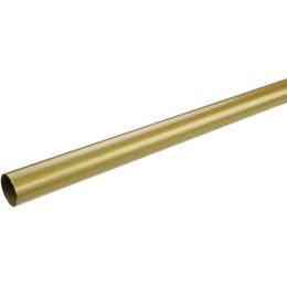 Liedeco Gardinenrohr 1-läufig im Fixmaß Ø 20 mm goldfarben/matt Länge: 160 cm