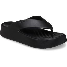 Crocs Zehentrenner »Getaway Platform Flip«, Plateau, Sommerschuh, Schlappen mit modischer Plateausohle schwarz 37 37 Modischer Zehentrenner für...