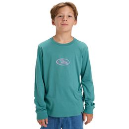 Quiksilver Langarmshirt &raquo;Evo Quik Rituals&laquo; Deep Sea 14 14 Stoff: Baumwolle, [160 g/m2]