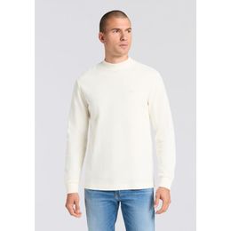 BOSS Orange Herren BOSS Orange Langarmshirt &raquo;Te explorer&laquo; Rundhalsausschnitt, Saum- und &Auml;rmelb&uuml;ndchen beige M