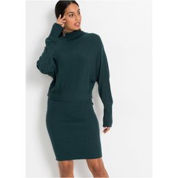 bonprix Strickkleid petrolgr&uuml;n 52/54 (XXL) - N-Gr N-Gr 52/54 (XXL) Strickkleid mit femininem Stil f&uuml;r einen eleganten Auftritt
