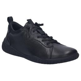 Josef Seibel Damen Slip-On Sneaker &raquo;Wynona 01&laquo; Schn&uuml;rschuh, Komfortschuh mit Wechselfu&szlig;bett und Weite G schwarz 40