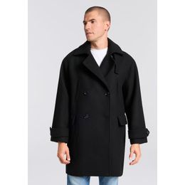 BOSS Orange Caban &raquo;Cisabel Premium Damenmode&laquo; Oversized Fit, mittellang Black 001 40 40 Mantel von BOSS Orange Womenswear