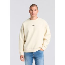 BOSS Green Sweatshirt &raquo;Stenson&laquo;, oversize fit, Rundhalsausschnitt Open White131 S S Sweatshirt von BOSS Green Menswear