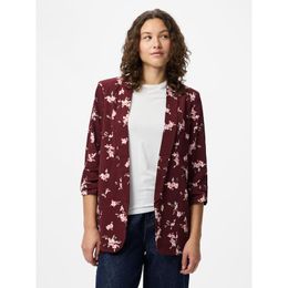 Pieces Damen Pieces Blusenblazer &raquo;PCBOSELLA 3/4 PRINTED BLAZER NOOS&laquo; mit 3/4 &Auml;rmel M