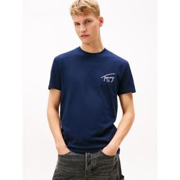 Tommy Jeans Damen T-Shirt &raquo;TJM SIGN BACKPRINT&laquo; mit R&uuml;ckenprint, regular fit, Rundhals XXL