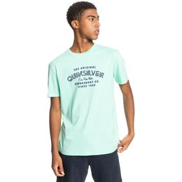 Quiksilver T-Shirt &raquo;Wider Mile&laquo; Cabbage L L Stoff: leichter Baumwoll-Jersey