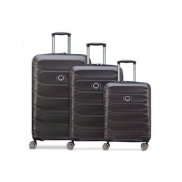 Delsey Meteor 4 Rollen Kofferset 3-teilig mit Dehnfalte in capuccino | Gr.: onesize