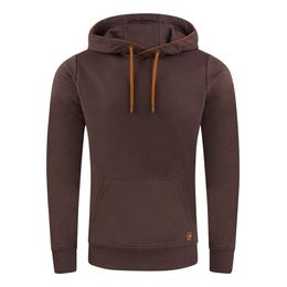 Riverso Sweatshirt RIVEnno in Braun | Gr.: 3XL