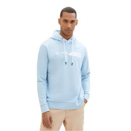 Tom Tailor Sweatshirt PRINTED HOODIE in Blau | Gr.: S