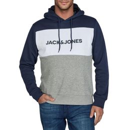 Jack & Jones Jack & Jones Pullover JWHLOGO BLOCKIN in Blau | Gr.: 5XL