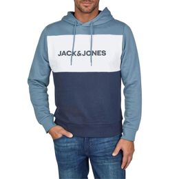 Jack & Jones Jack & Jones Pullover JWHLOGO BLOCKIN in Blau | Gr.: L