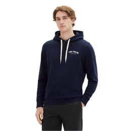 Tom Tailor Sweatshirt LOGO HOODIE in Blau | Gr.: M