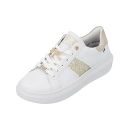 Rieker Schnürschuhe in weiss/muschel/gold-silber | Gr.: 36
