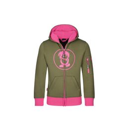 Trollkids Sweatjacke Sortland in olive | Gr.: 92