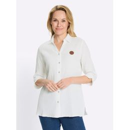 Sieh an! Longbluse in wei&szlig; | Gr.: 42