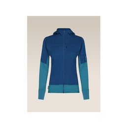 Icebreaker Longsleeve Wo Merino Blend 300 RealFleece in Rauchblau3496 | Gr.: S