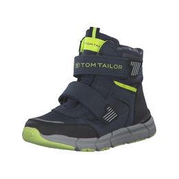 Tom Tailor Winterstiefel in denim-lime | Gr.: 33