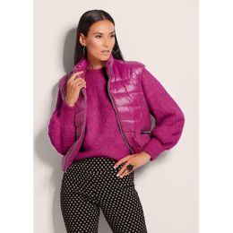 Madeleine Mode MADELEINE Wattierte Steppweste in magenta | Gr.: 40