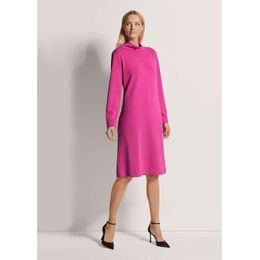 Madeleine Mode MADELEINE Jersey-Kleid mit Stehkragen, Midil&auml;nge in magenta | Gr.: 42
