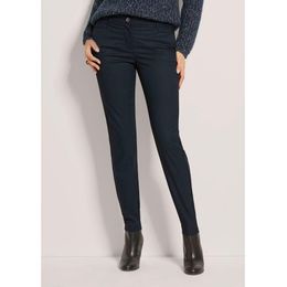 Madeleine Mode MADELEINE Schlanke Stretch-Hose mit Formbund in marine | Gr.: 36