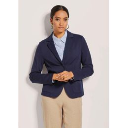 Madeleine Mode MADELEINE Jersey-Blazer mit Reverskragen in nachtblau | Gr.: 44