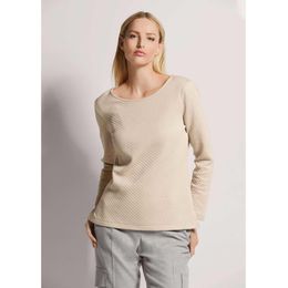 Madeleine Mode MADELEINE Sweatshirt mit Struktur in cappuccino | Gr.: 42