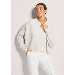 Madeleine Mode MADELEINE Kaschmir Pullover mit Rundhalsausschnitt in wollwei&szlig; | Gr.: 48