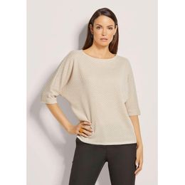 Madeleine Mode MADELEINE Sweatshirt mit Fledermaus-&Auml;rmeln in beige / wollwei&szlig; | Gr.: 34