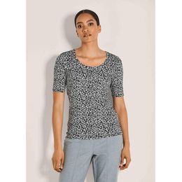 Madeleine Mode MADELEINE Halbarmshirt mit Animal-Print in grau / schwarz | Gr.: 36