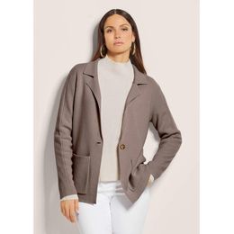 Madeleine Mode MADELEINE Strickjacke aus Merinowolle und Kaschmir in cappuccino | Gr.: 34
