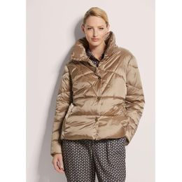 Madeleine Mode MADELEINE Wattierte Jacke mit Stehkragen, Stepp in caramel | Gr.: 34