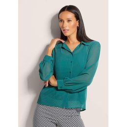 Madeleine Mode MADELEINE Zweiteiliges Set aus Bluse und Top in petrol | Gr.: 46