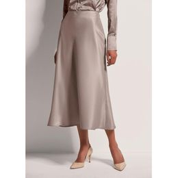 Madeleine Mode MADELEINE Midi Satinrock f&uuml;r elegante Anl&auml;sse in mauve | Gr.: 48