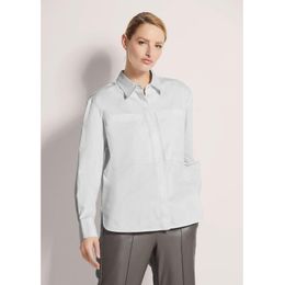Madeleine Mode MADELEINE Modische Bluse mit verdeckter Knopfleiste in wei&szlig; | Gr.: 46