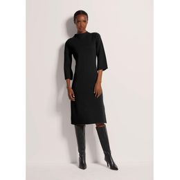 Madeleine Mode MADELEINE Halbarm Kaschmir-Strickkleid in Midil&auml;nge in schwarz | Gr.: 42