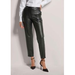 Madeleine Mode MADELEINE Kunstlederhose mit Biesen in schwarz | Gr.: 44