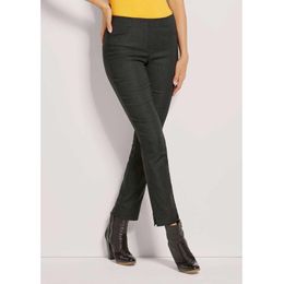 Madeleine Mode MADELEINE Schlanke Stretch-Hose zum Schl&uuml;pfen in anthrazit | Gr.: 19
