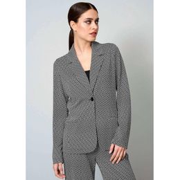 Alba Moda Blazer mit grafischem Print in schwarz | Gr.: 36