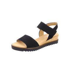 Gabor Plateau Sandalen f&uuml;r Damen in schwarz | Gr.: 5
