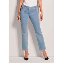 Madeleine Mode MADELEINE Schmale Jeans im Five-Pocket-Style in bleached | Gr.: 48
