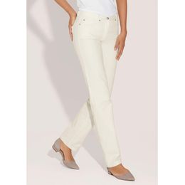 Madeleine Mode MADELEINE Schmale Jeans im Five-Pocket-Style in wei&szlig; | Gr.: 42