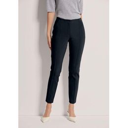Madeleine Mode MADELEINE Schlanke Stretch-Hose mit Biesen in marine | Gr.: 42