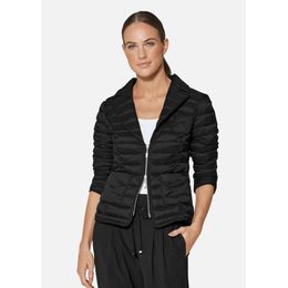 Madeleine Mode MADELEINE Wattierte Damenjacke mit sportivem Touch in schwarz | Gr.: 42