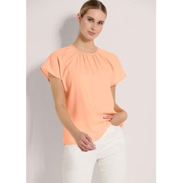 Madeleine Mode MADELEINE Blusenshirt mit Glanz-Akzent in pfirsich | Gr.: 34