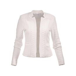 Madeleine Mode MADELEINE Kurzer Jerseyblazer in wollwei&szlig; | Gr.: 48