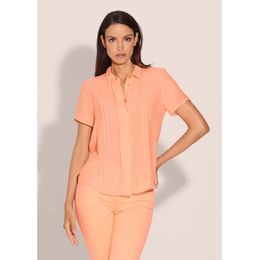 Madeleine Mode MADELEINE Bluse mit feinen Biesen in pfirsich | Gr.: 46