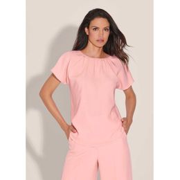 Madeleine Mode MADELEINE Blusenshirt mit Glanz-Akzent in puderros&eacute; | Gr.: 42